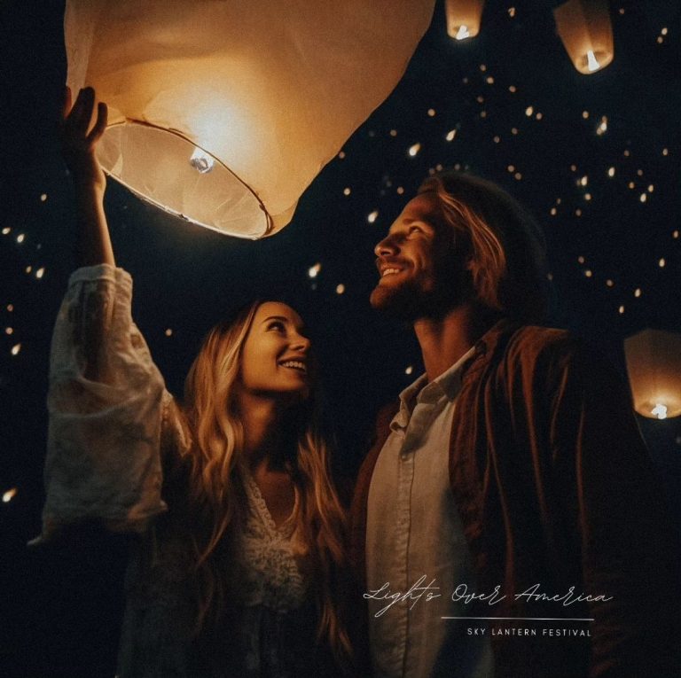 Dallas Texas, Lights Over America, Sky Lantern Festival