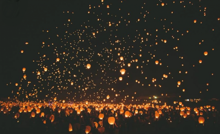 Dallas Texas, Lights Over America, Sky Lantern Festival